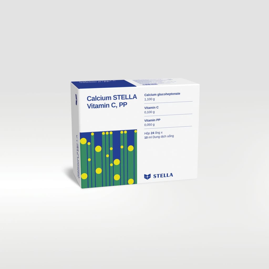 Calcium STELLA Vitamin C, PP - Công ty Cổ Phần Dược Phẩm Gia Linh